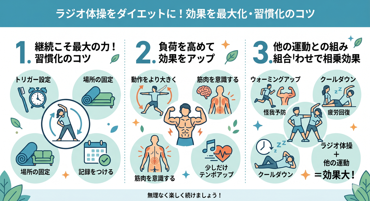 本気でラジオ体操ダイエット！大人の全身痩せを叶える正しい方法 | DietLab